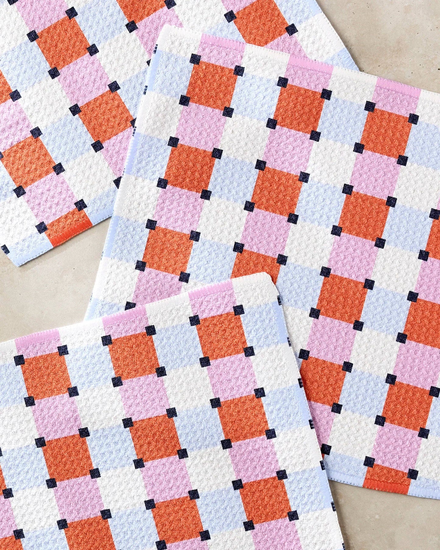 Color Block Grid Dishcloth Set – All Good Things