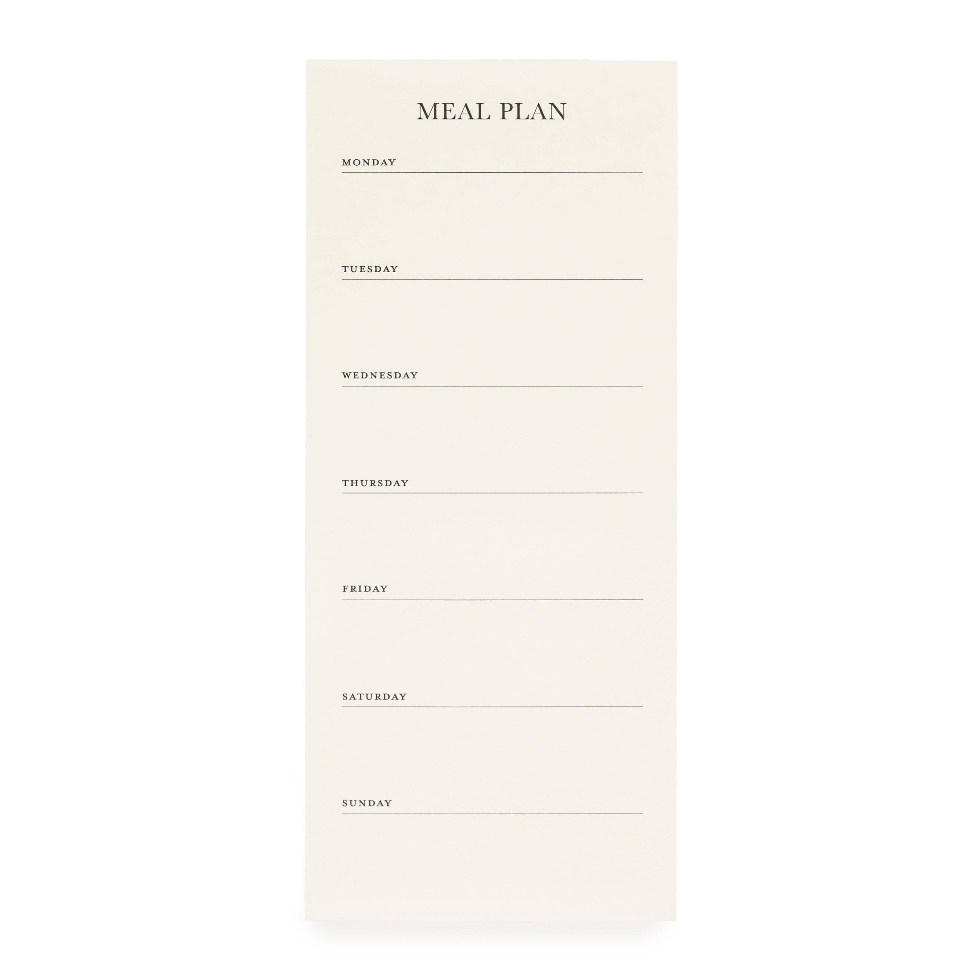 Meal Plan Magnetic Notepad – All Good Things