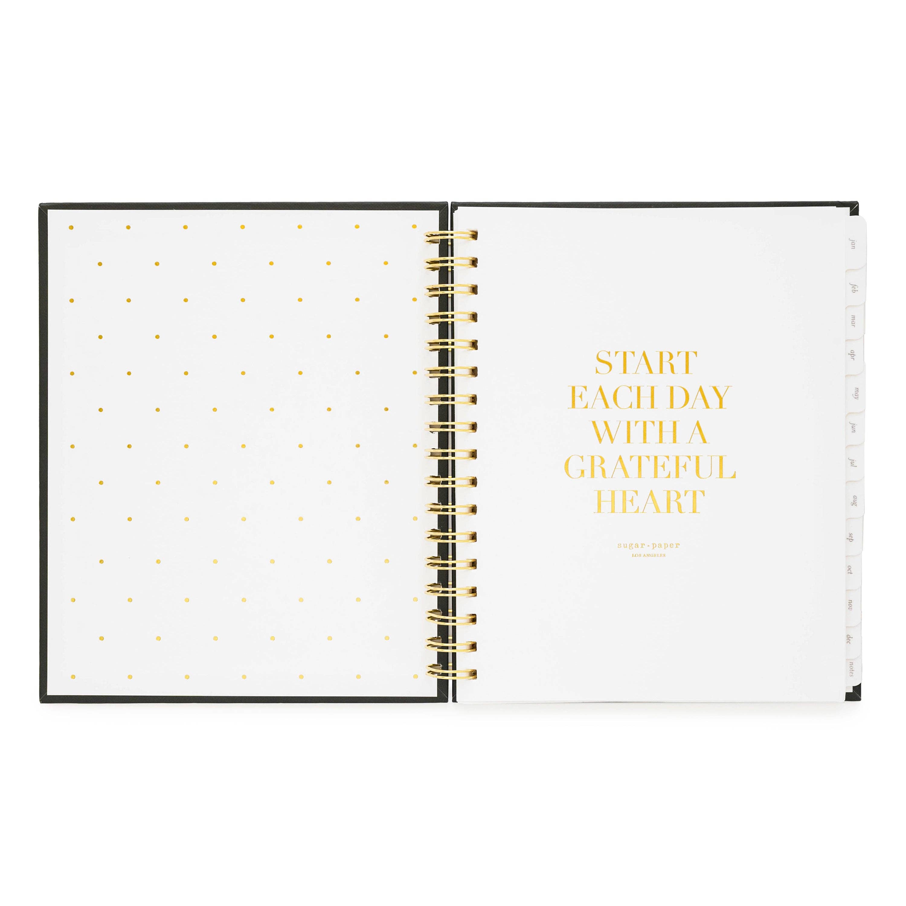 2026 Black Signature Spiral Planner – All Good Things